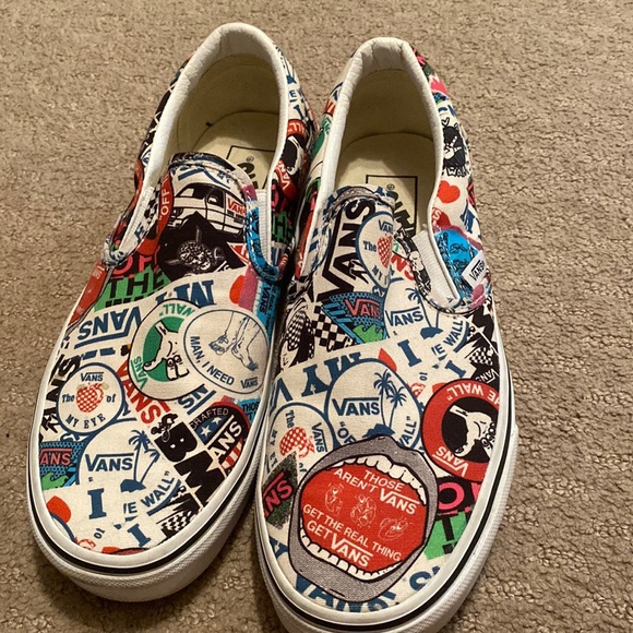 Vans | Shoes | Sticker Design Vans | Poshmark